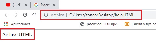 🥇 Cómo abrir archivos HTML en Google Chrome